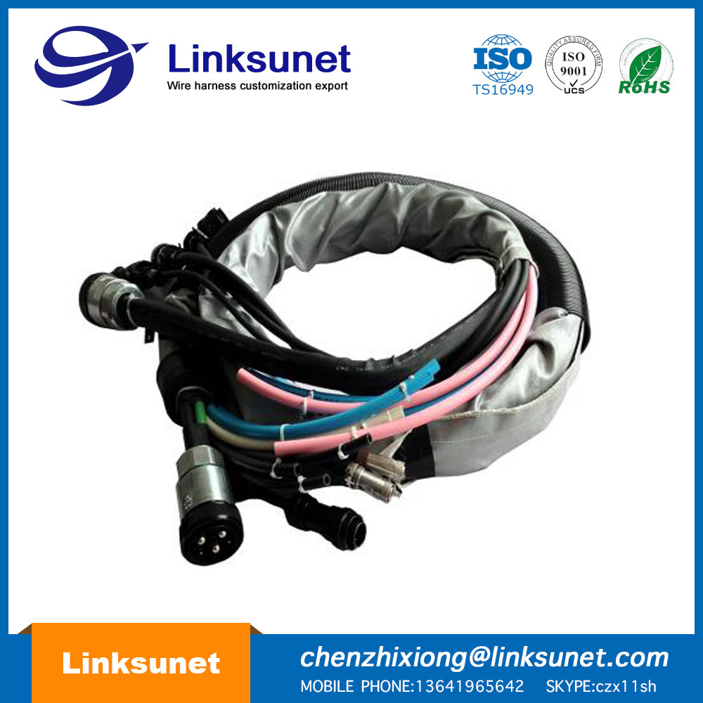 Welding Robot Arm Dress Package Cable And Harness Assembly DDK 36 - 3A 4.5M