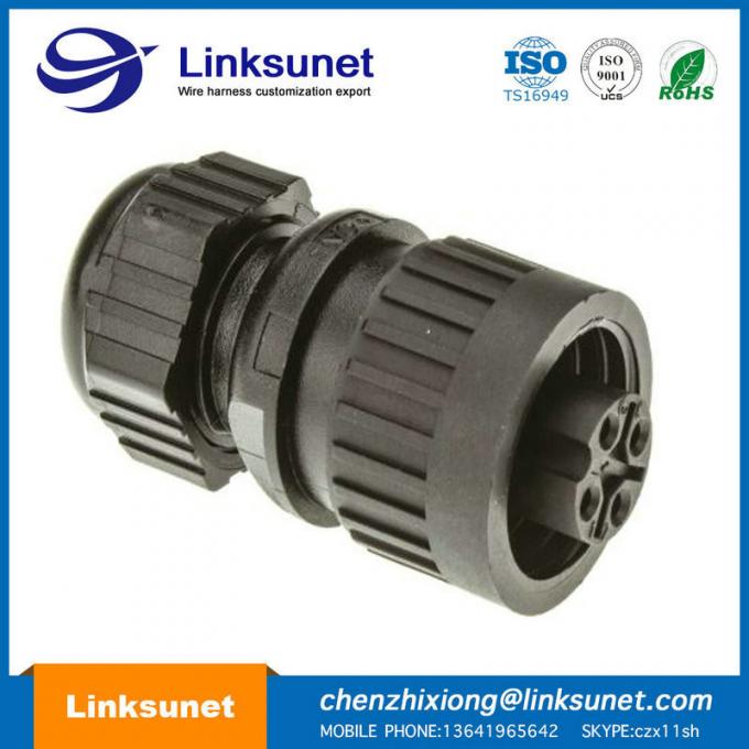 Hirschmann CA3LS 4 PIN Circular Connector Wire Assembly PVC LIYCY 4C 0.25