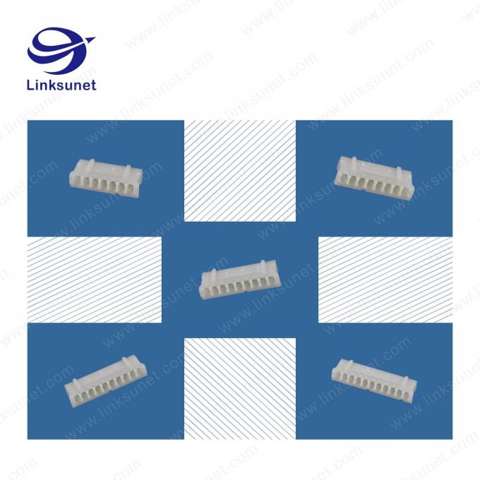 jst phr - 8 2.0mm Natural connectors and 24AWG black PVC cable wire harness